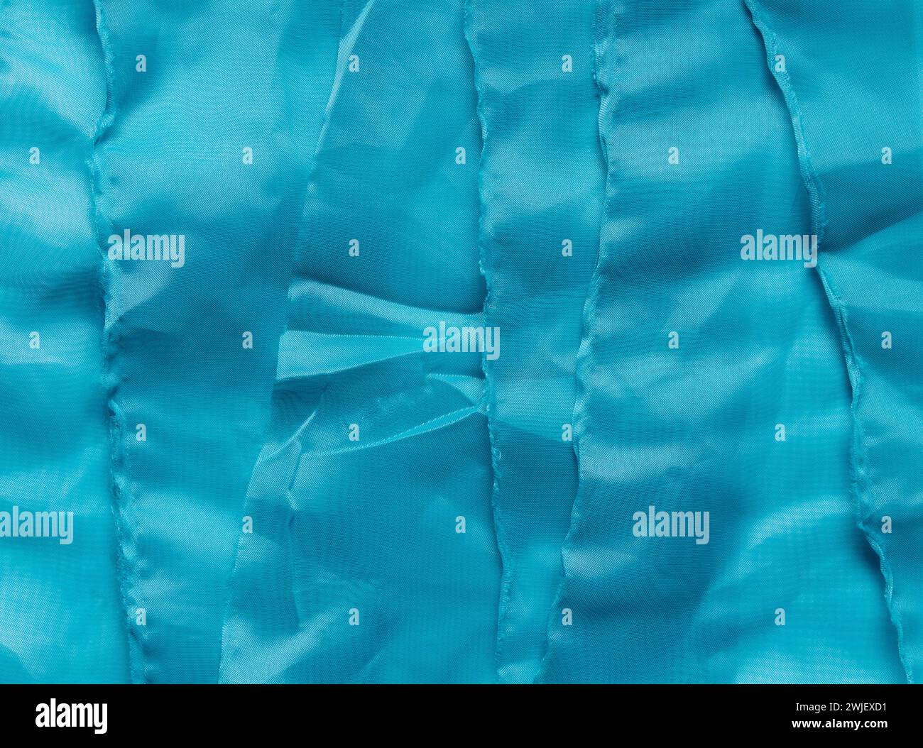 Texture of blue structural fabrics stacked on top of each other Stock ...