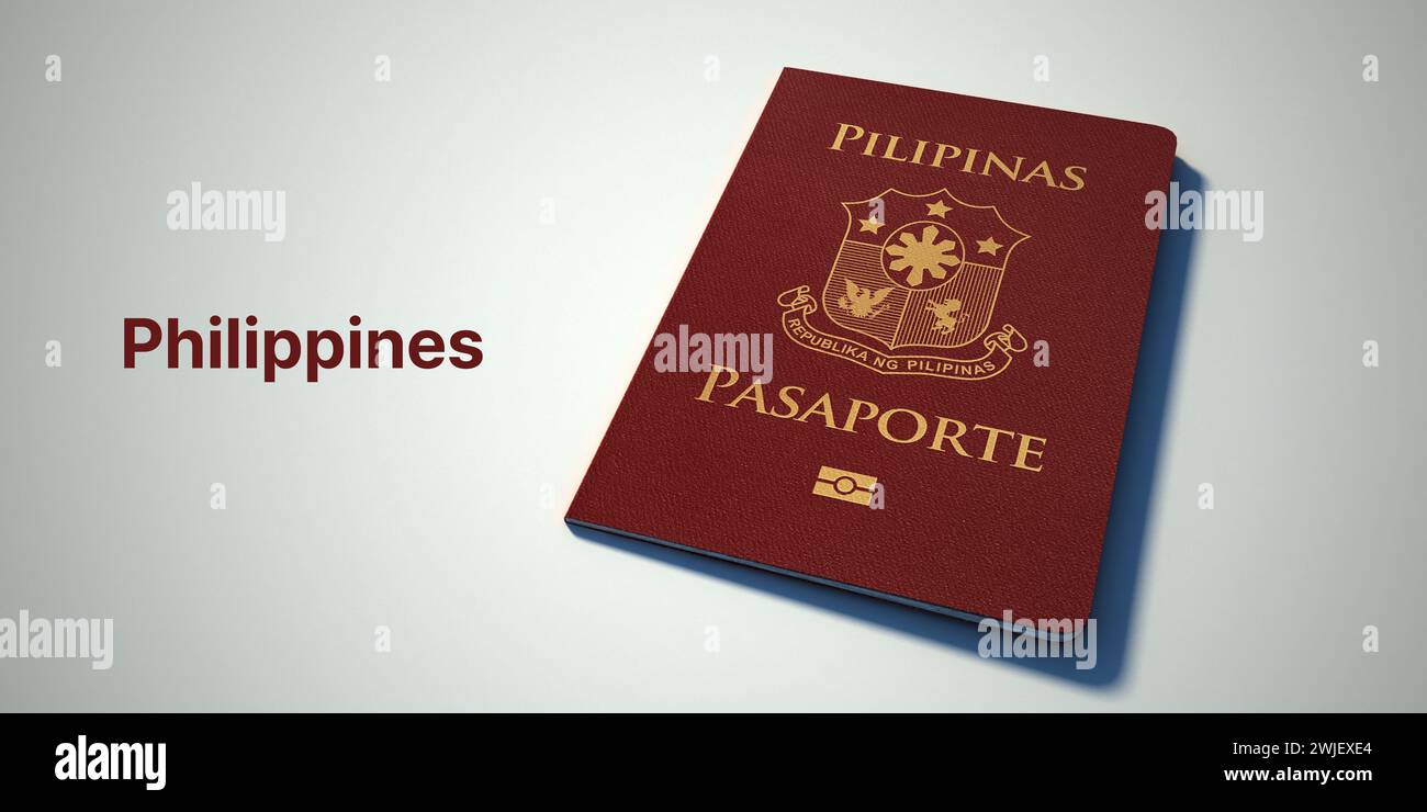 Philippines passport on travel hi-res stock photography and images - Alamy
