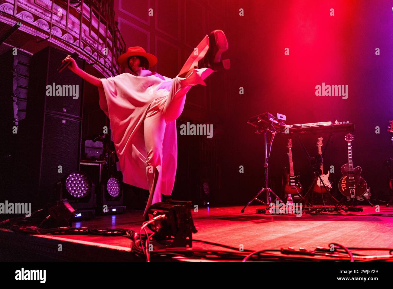 Newcastle, UK - Electronic dance band Crazy P supporting Roisin Murphy ...