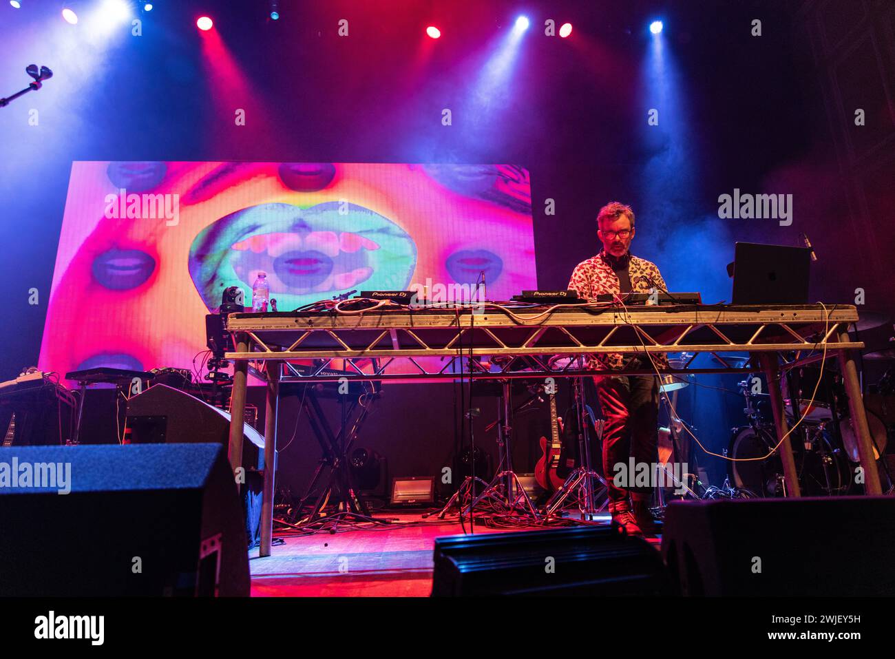 Newcastle, UK - Electronic dance band Crazy P supporting Roisin Murphy ...