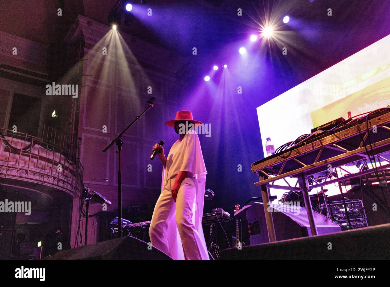 Newcastle, UK - Electronic dance band Crazy P supporting Roisin Murphy ...