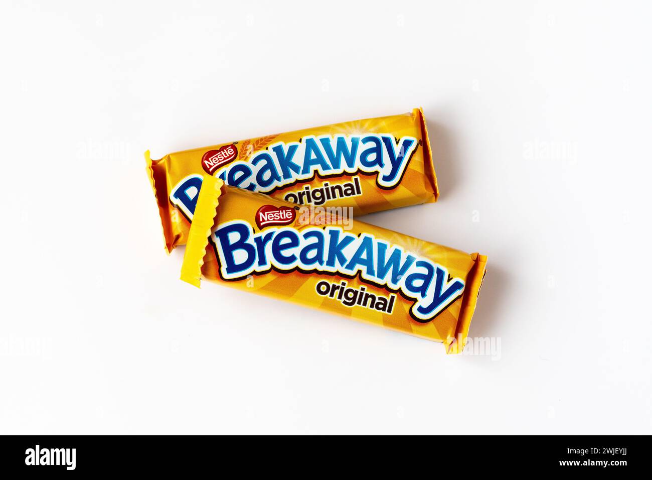 Breakaway chocolate biscuit bars by Nestle Stock Photo - Alamy