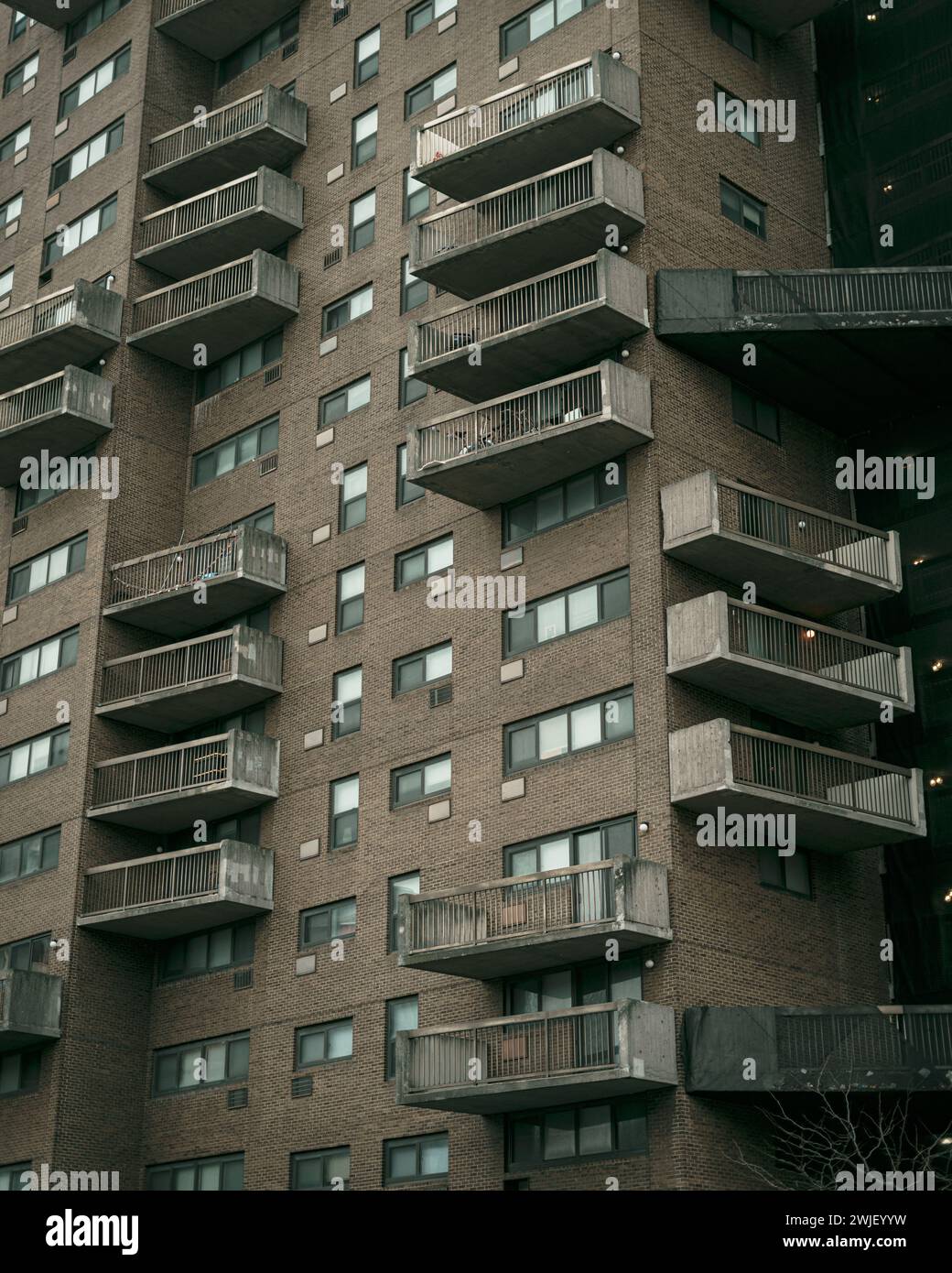 Andrews Terrace brutalist architecture, Rochester, New York Stock Photo - Alamy