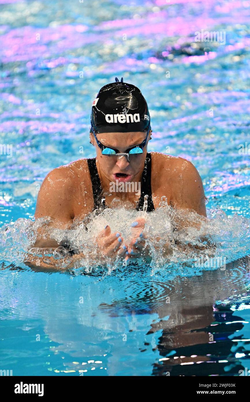 Doha, Qat. 15th Feb, 2024. Sara Franceschi from Italy in action during ...