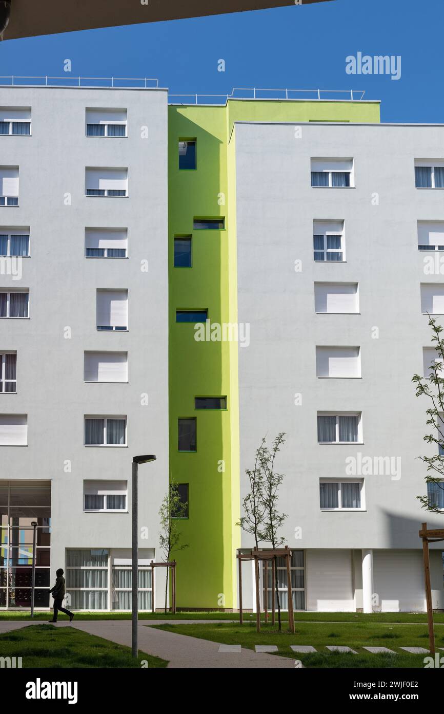 Dijon (north-eastern France): residential buildings in the district of ...