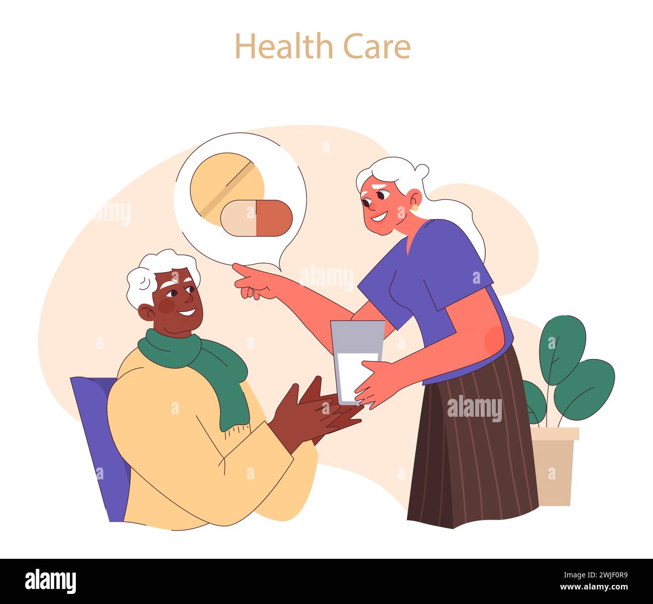 Healthcare partner Stock Vector Images - Alamy