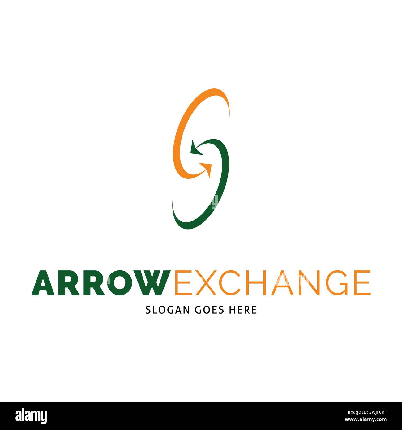 Arrow stock exchange logo hi-res stock photography and images - Alamy