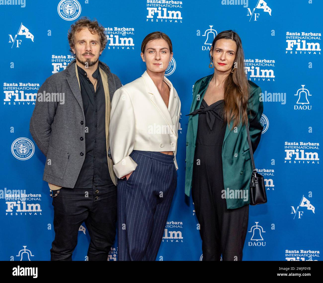 Santa Barbara, USA. 14th Feb, 2024. Red carpet arrivals: (L-R) Tomek ...