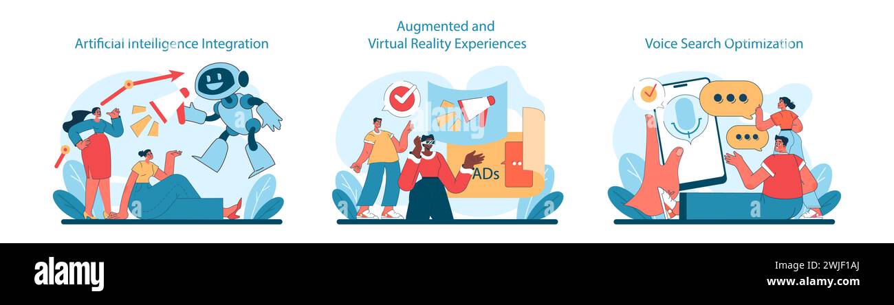 AI, VR, and Voice Search set. Embracing tech for smarter interfaces ...