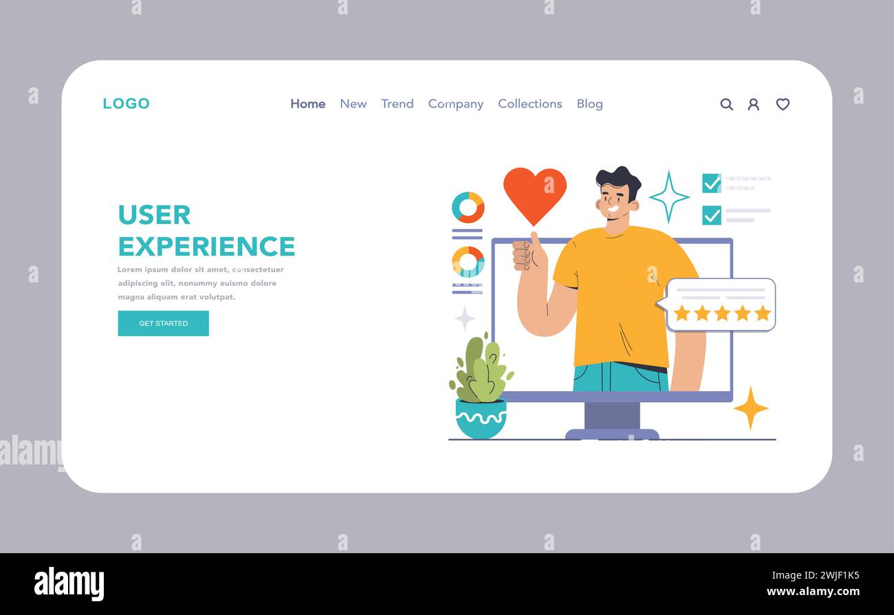 Satisfied user gives thumbs-up beside monitor showcasing performance ...