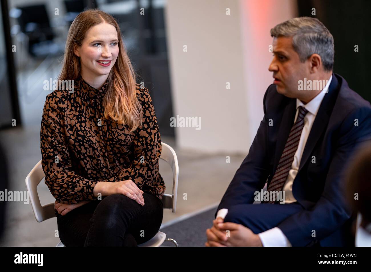 Berlin, Germany. 15th Feb, 2024. Raed Saleh (SPD), co-chair of the SPD ...