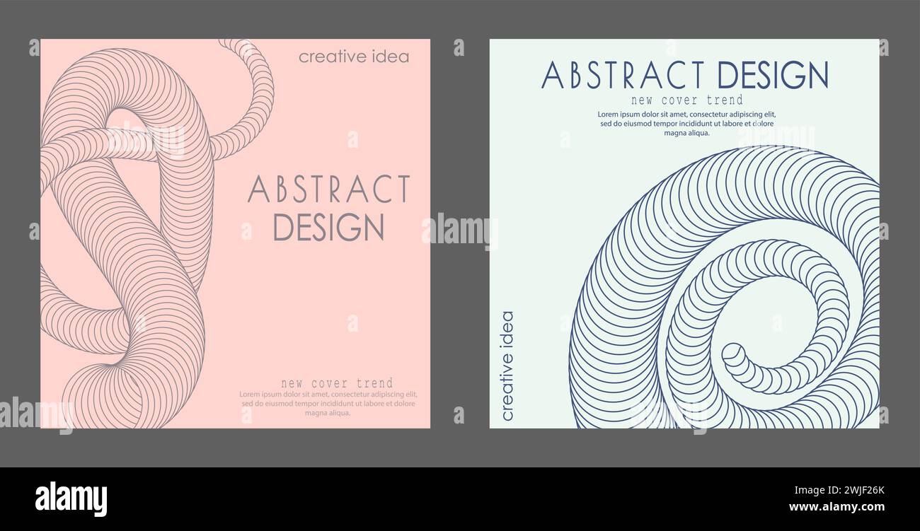 The dynamic shape of the parallel lines creates the illusion of volume ...