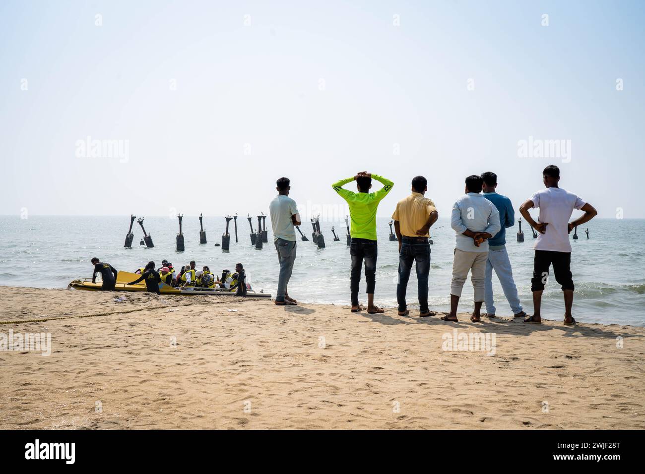 Calicut beach hi-res stock photography and images - Alamy
