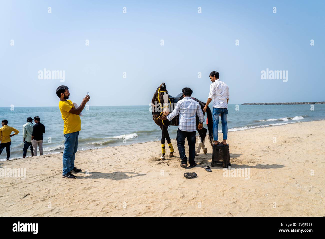 Calicut old sea bridge hi-res stock photography and images - Alamy