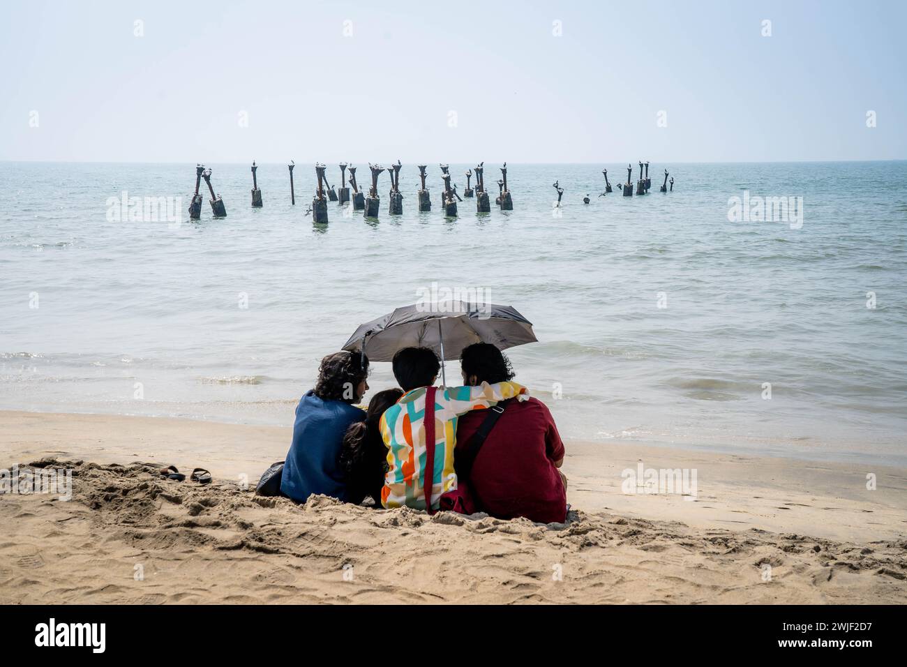 Calicut old sea bridge hi-res stock photography and images - Alamy
