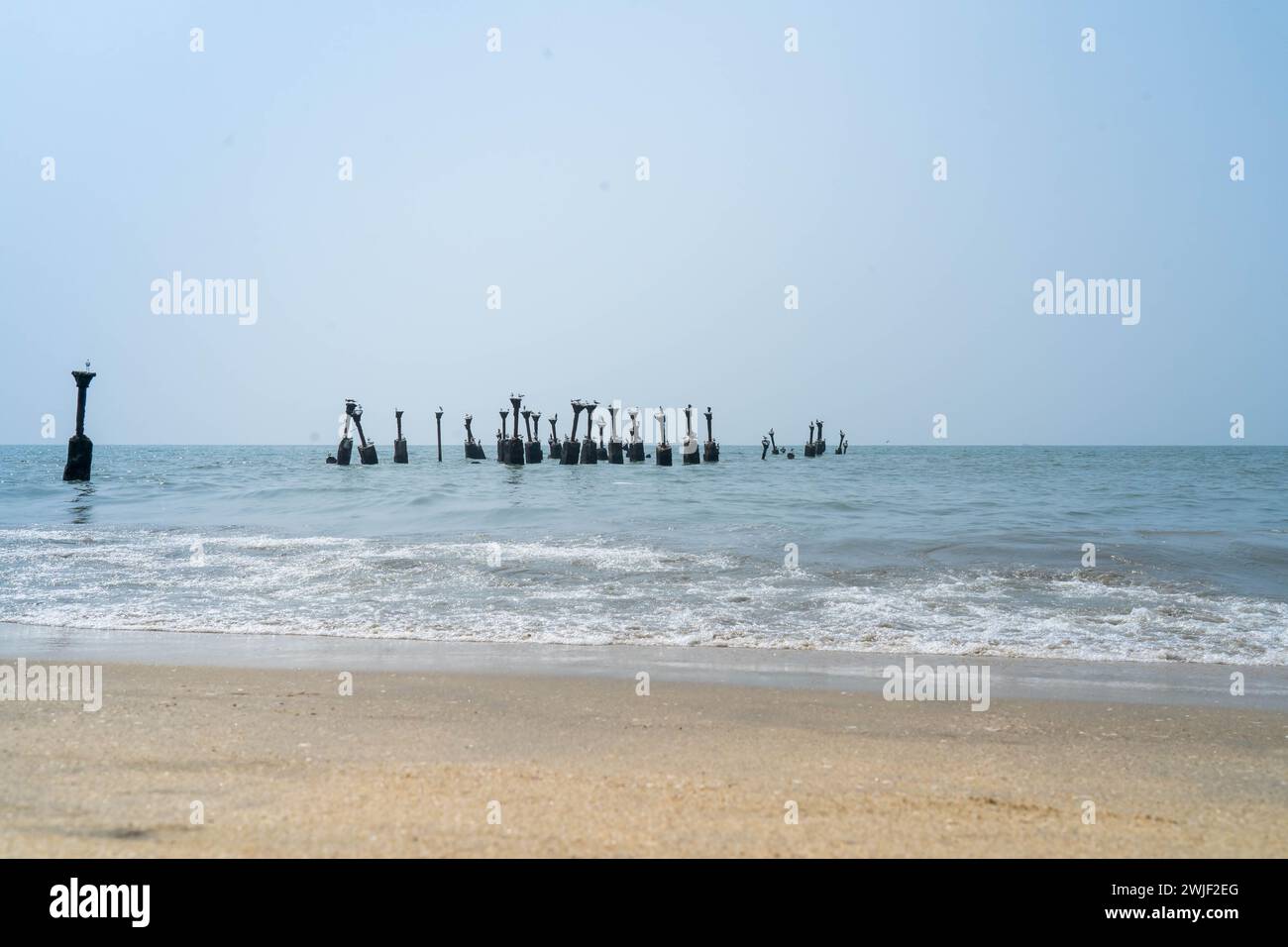 Calicut beach hi-res stock photography and images - Alamy