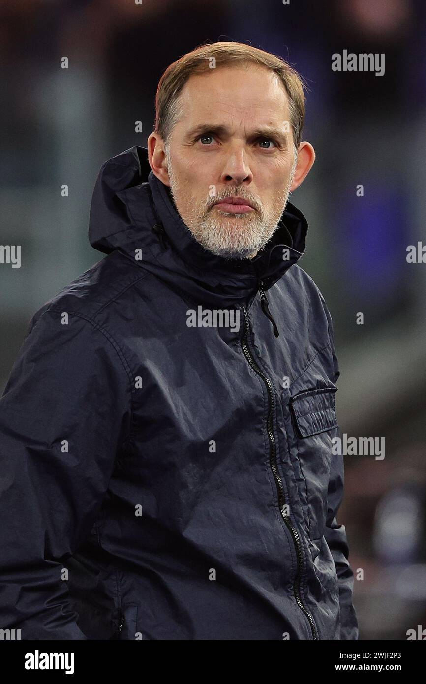 Thomas Tuchel head coach of Bayern Munchen prior to the Champions ...