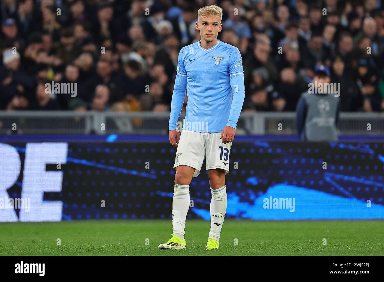 Gustav Isaksen of SS Lazio during the Champions League football match ...