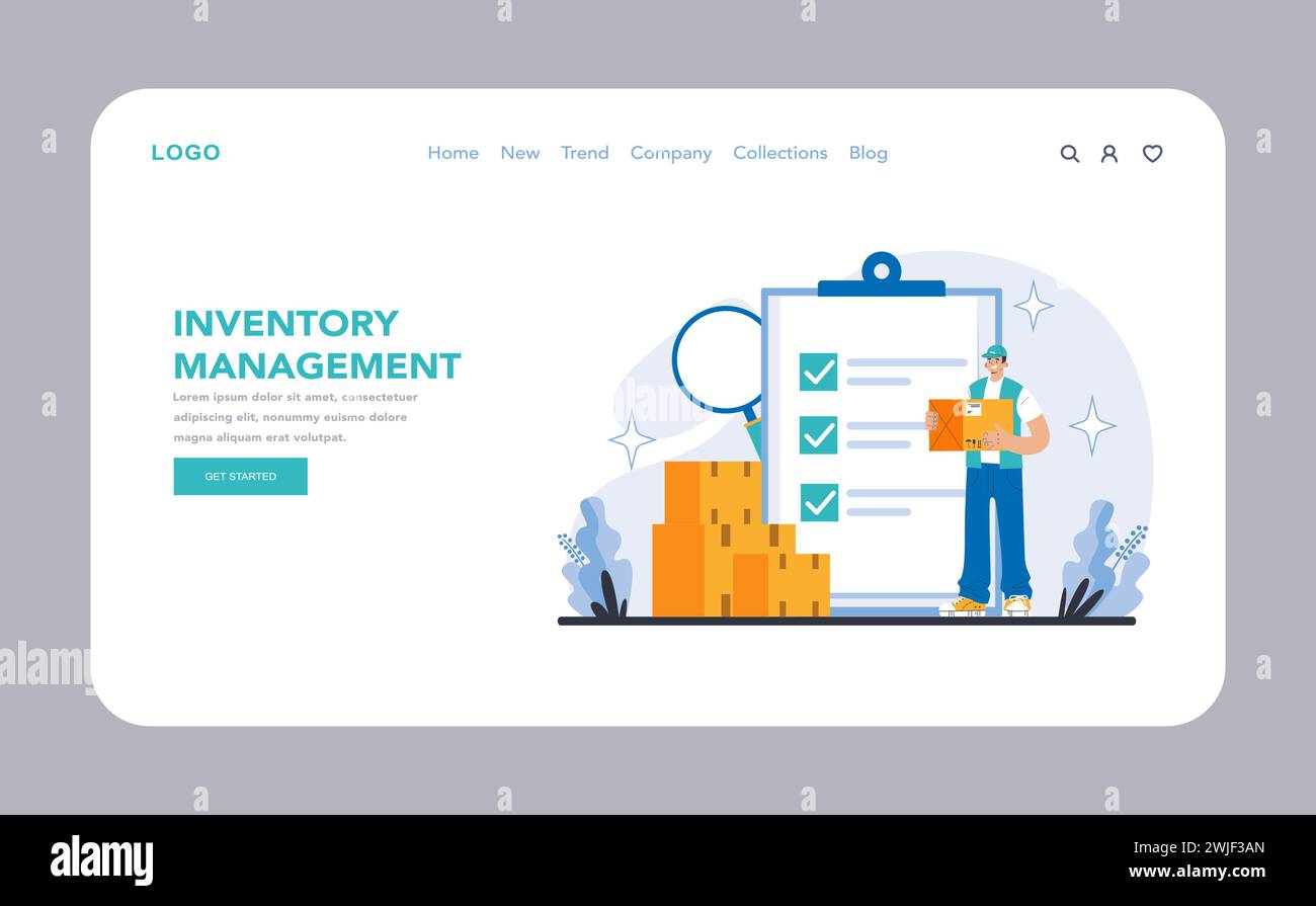 Organized system inventory Stock Vector Images - Alamy