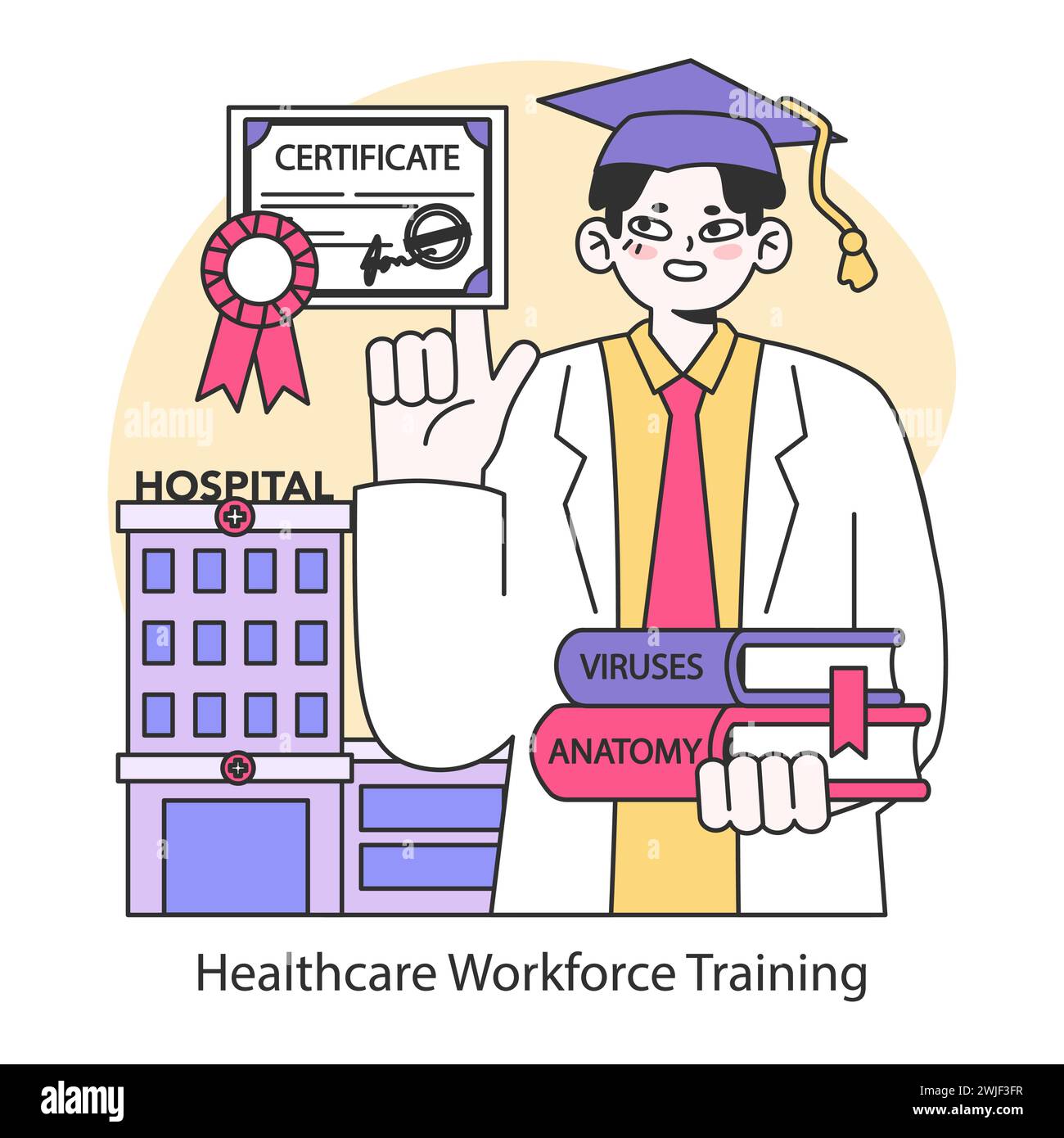 Graduate hospital Stock Vector Images - Alamy