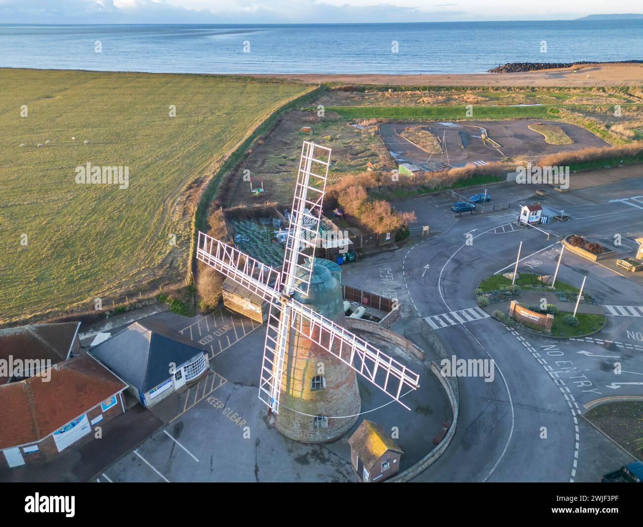 medmerry windmill is a grade 2 listed tower mill on the west sussex ...