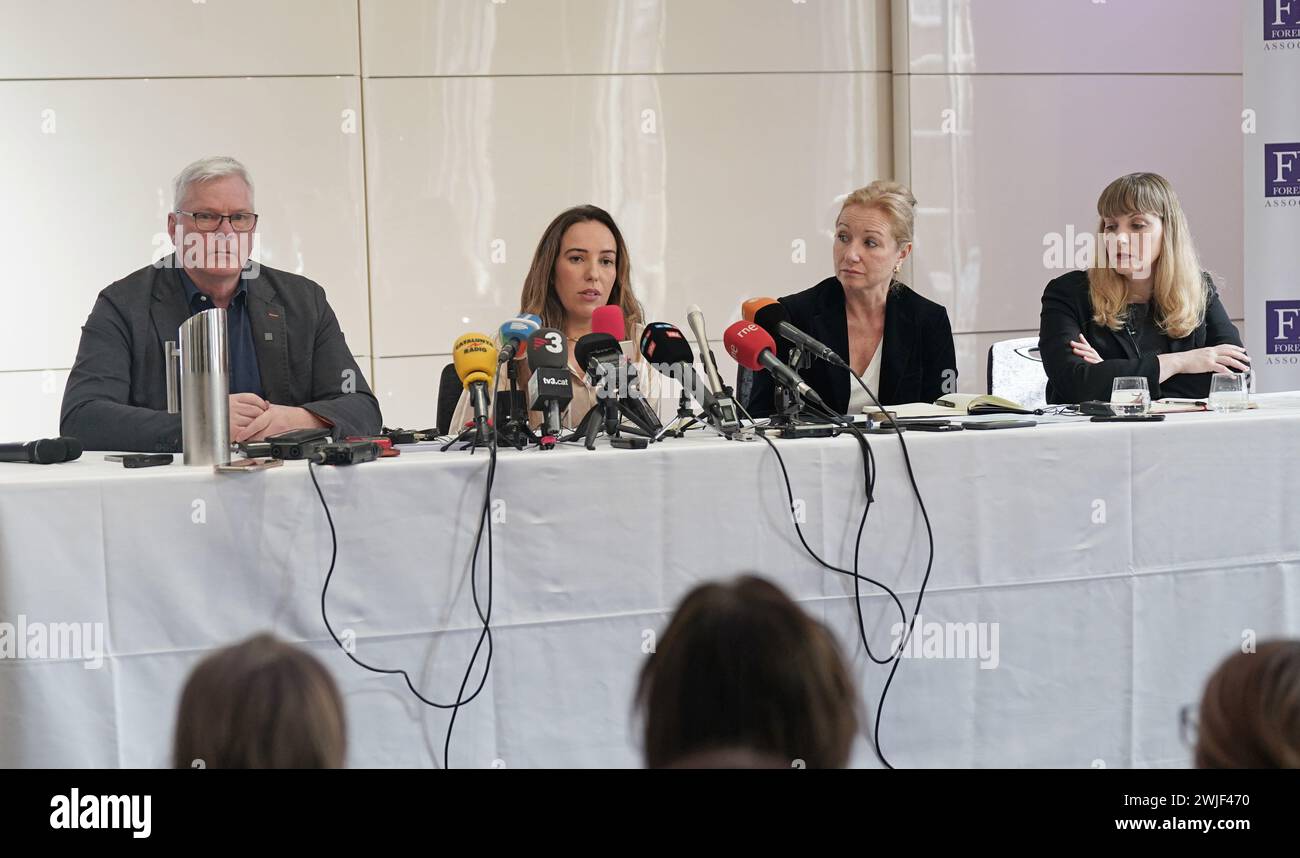 (left-right) Wikileaks editor in chief Kristinn Hrafnsson, Stella ...