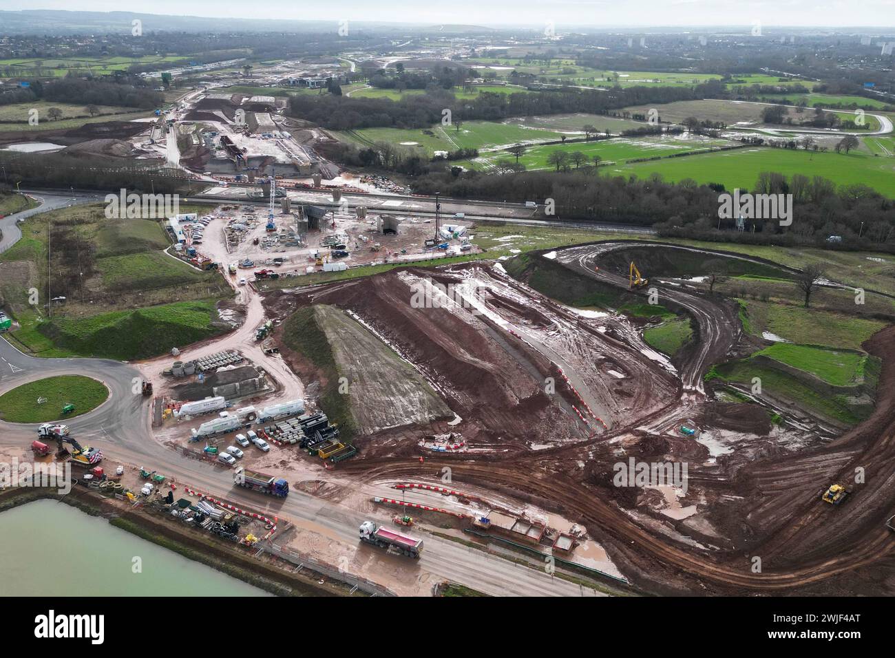 Hs2 construction 2024 hi-res stock photography and images - Alamy