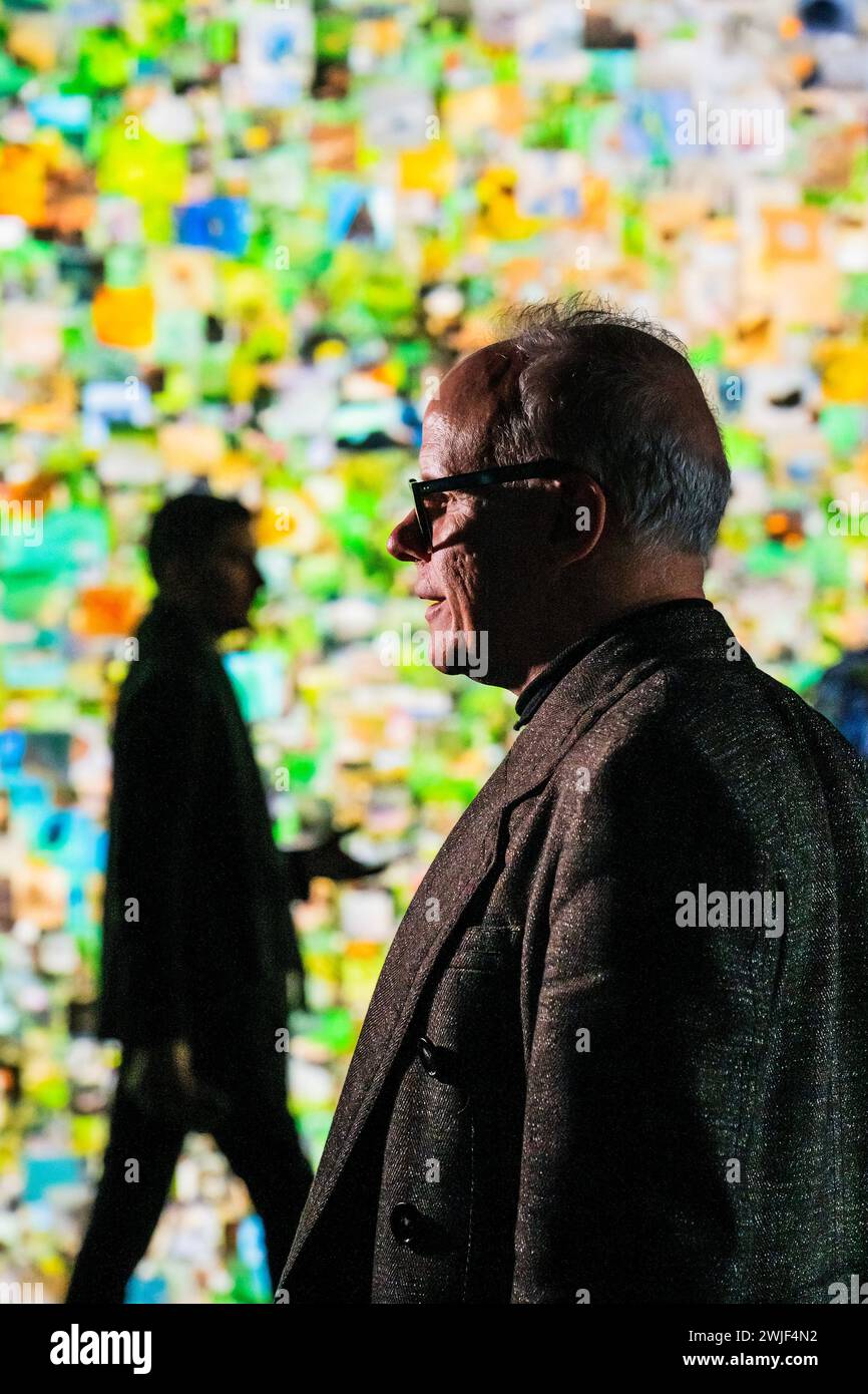 London, UK. 15th Feb, 2024. Hans Ulrich Obrist of the Serpentine with ...