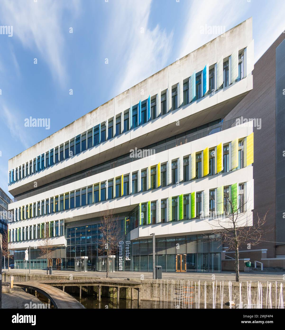 Copenhagen, Denmark - Ørestad College by 3XN Stock Photo - Alamy
