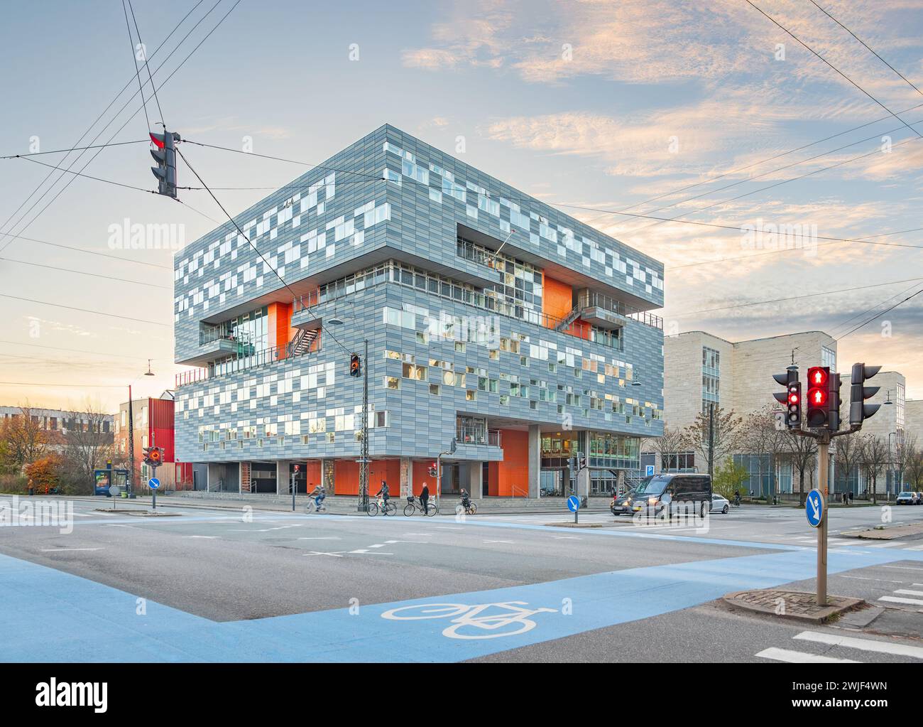 Copenhagen, Denmark - Bikuben Student Residence (Bikuben Kollegiet) by ...