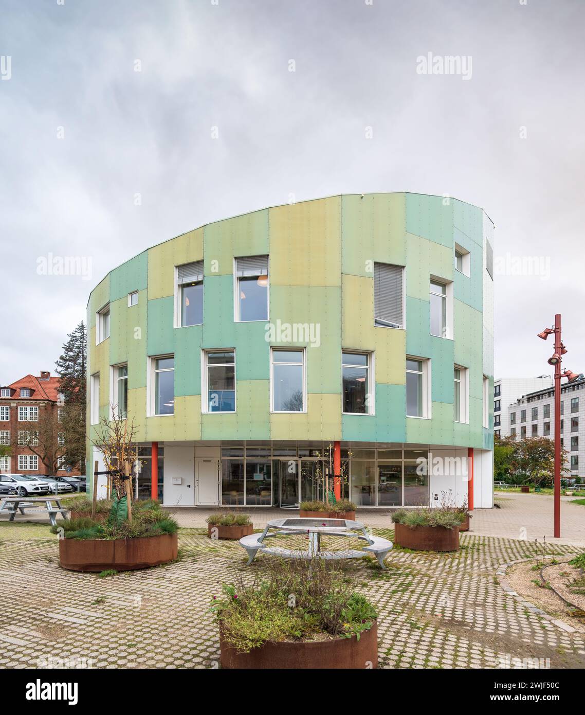 Copenhagen, Denmark - Green Lighthouse by Christensen & Co Stock Photo ...