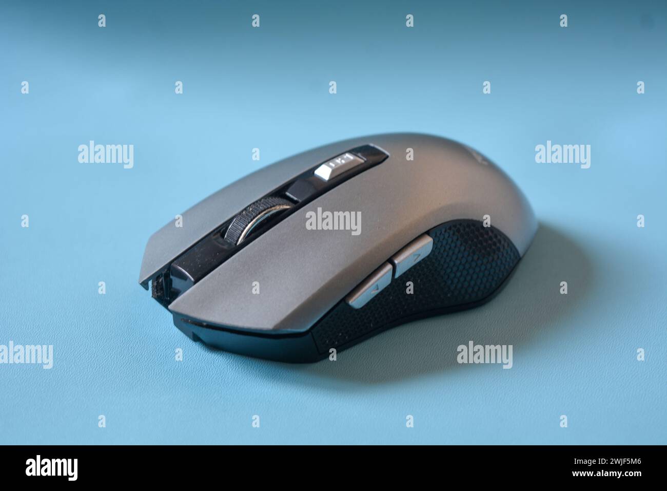 Blue optical mouse isolated on hi-res stock photography and images - Alamy