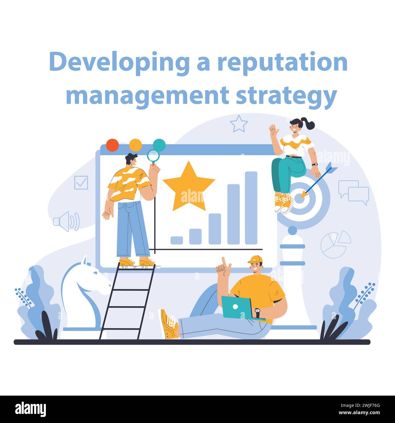 Reputation management. Building relationship with targeted audience ...