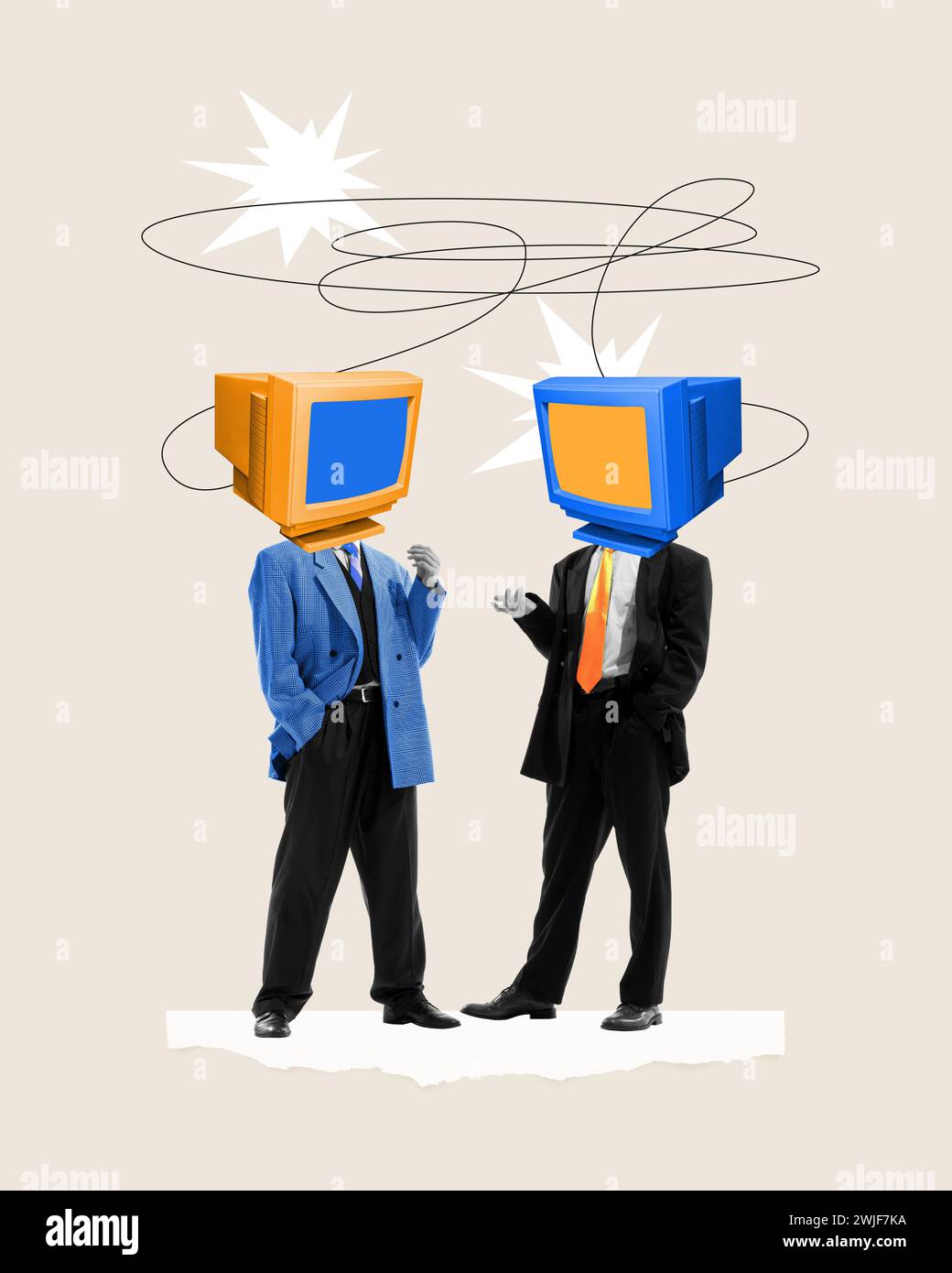 Retro computers hi-res stock photography and images - Alamy