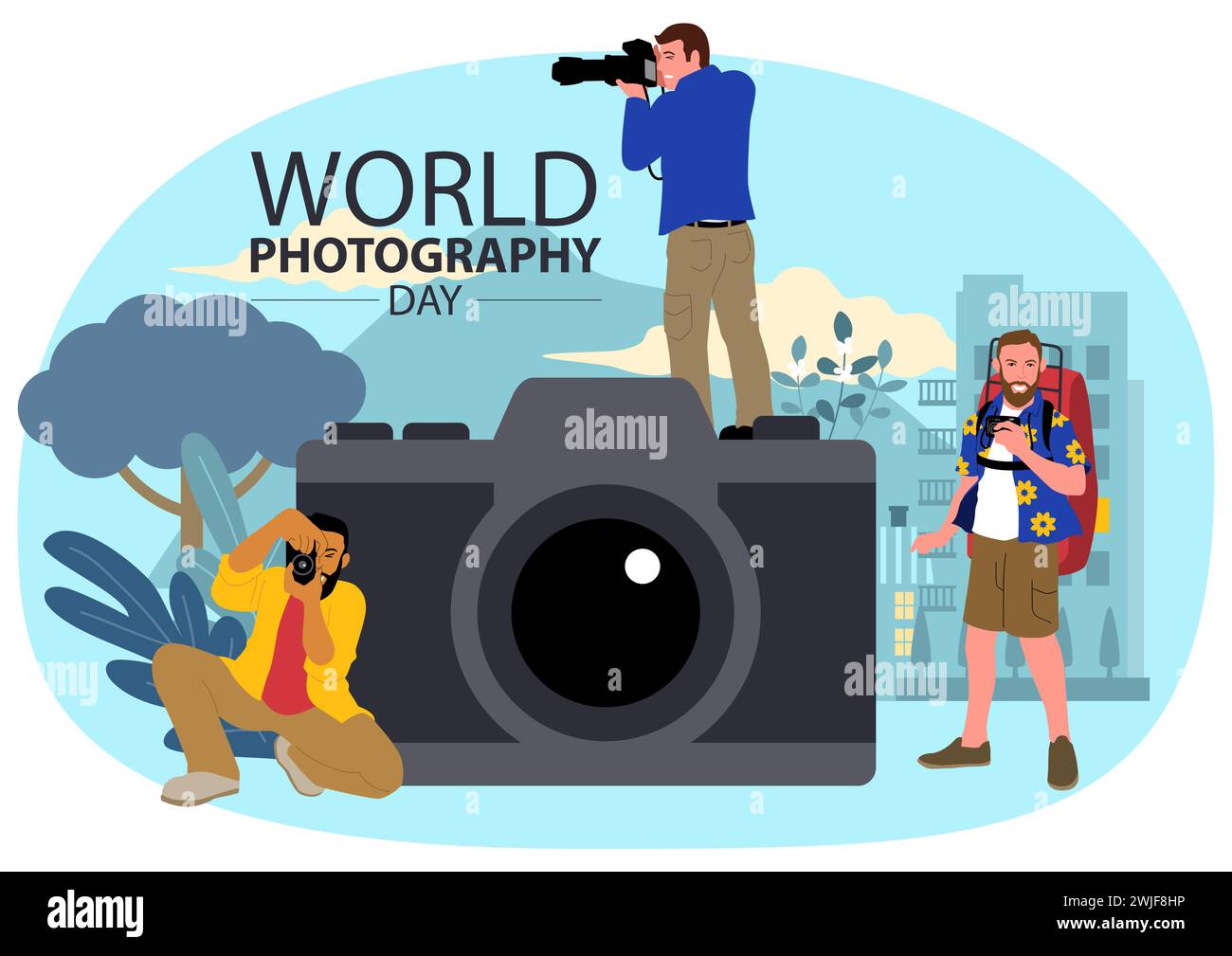 People use different types of cameras in different occasions, clipart ...