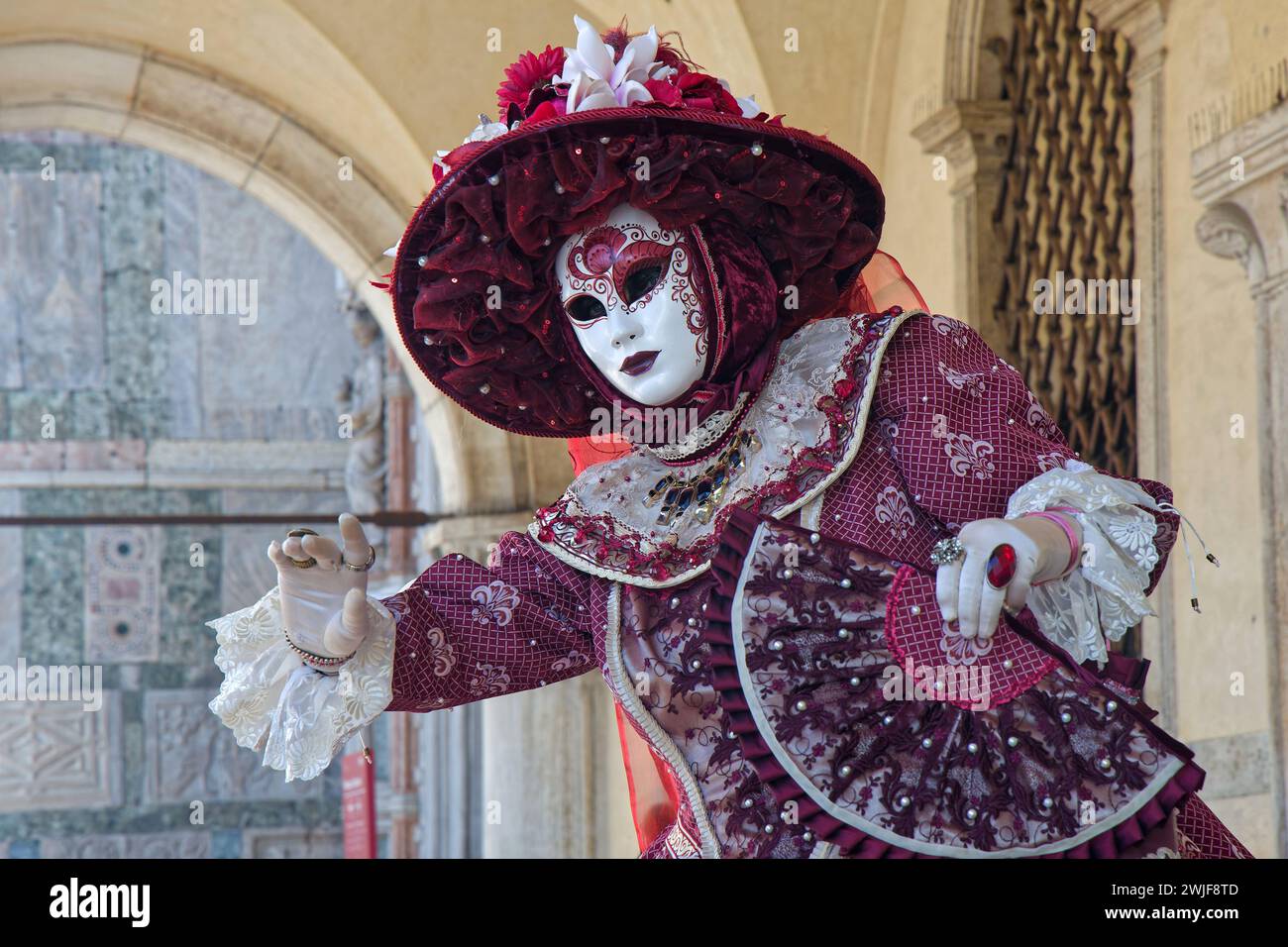VENICE, ITALY, February 2, 2024 : The Carnival of Venice (Carnevale di ...