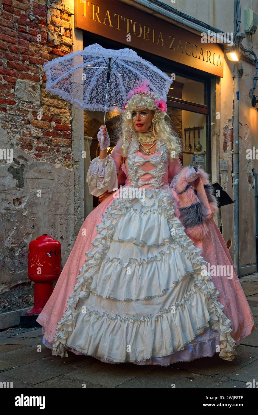 VENICE, ITALY, February 2, 2024 : The Carnival of Venice (Carnevale di ...