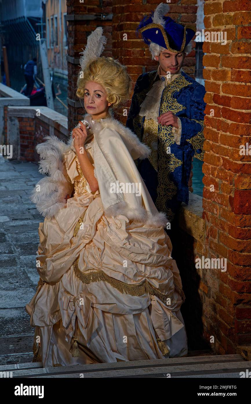 VENICE, ITALY, February 2, 2024 : The Carnival of Venice (Carnevale di ...