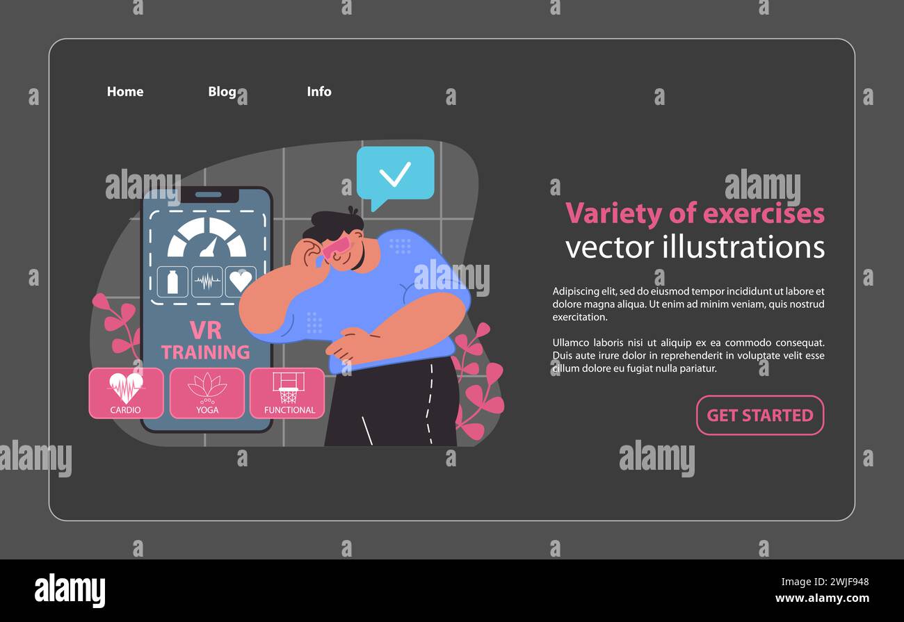 Vr exercises hi-res stock photography and images - Alamy