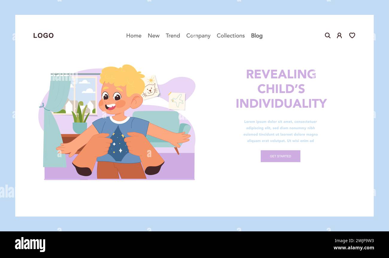 Child self identity Stock Vector Images - Alamy