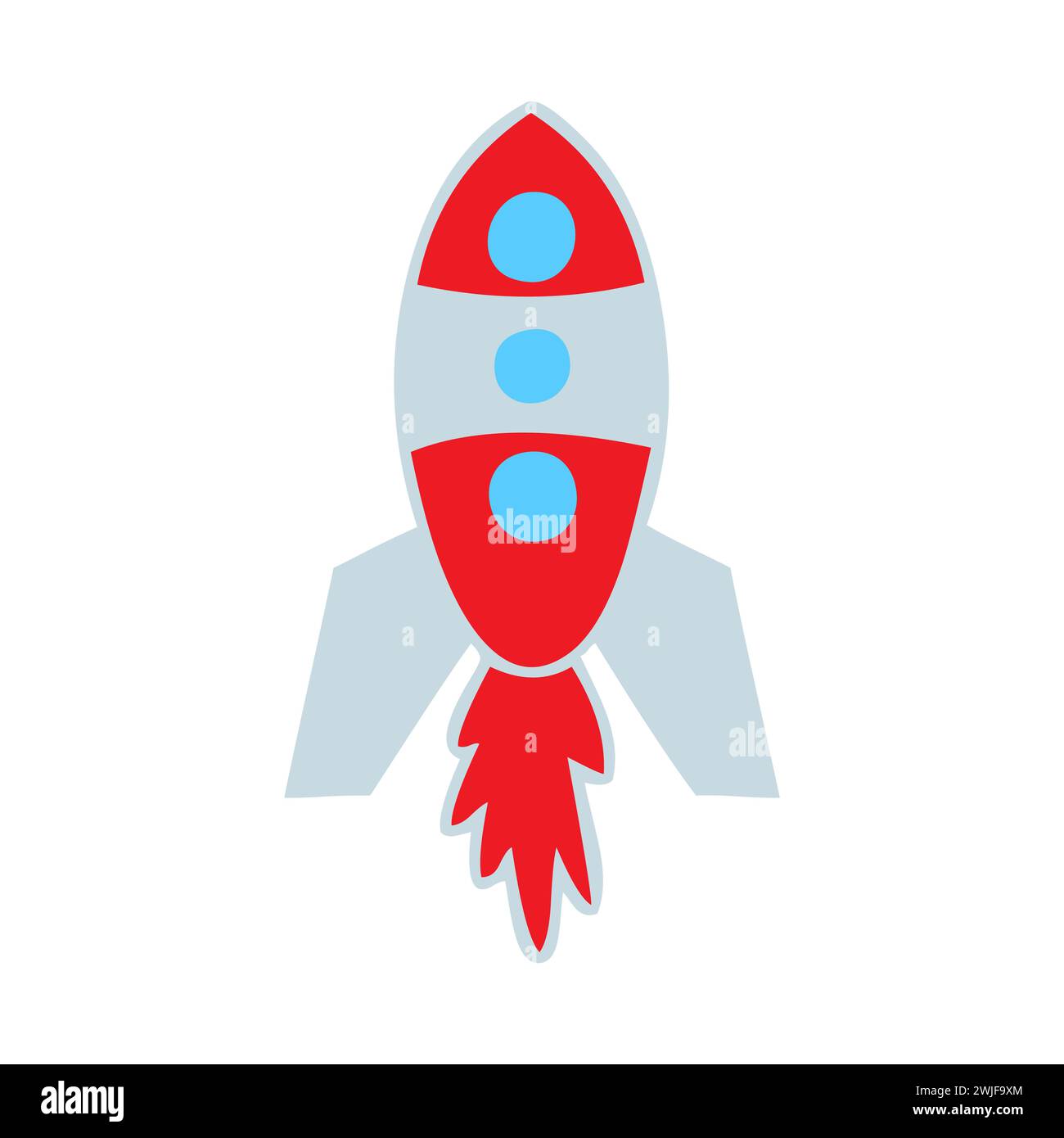 Colorful Rocket Icon Stock Vector Image & Art - Alamy