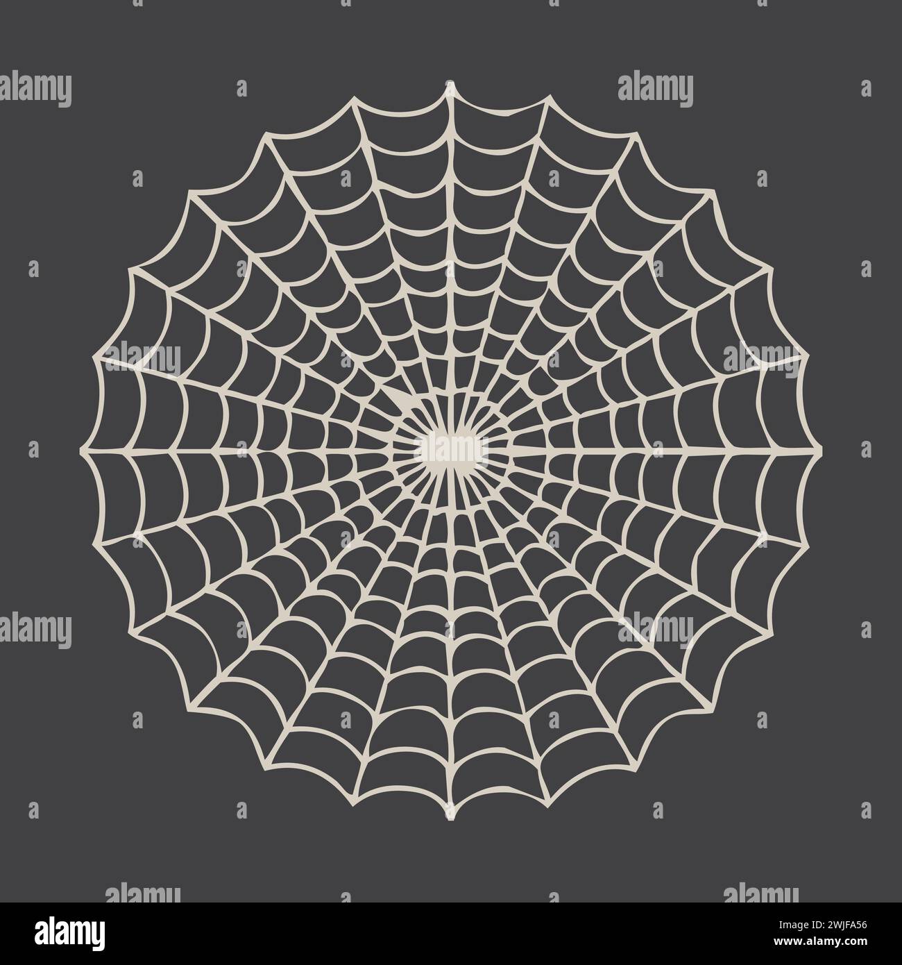 Doodle spider web element Stock Vector Images - Alamy