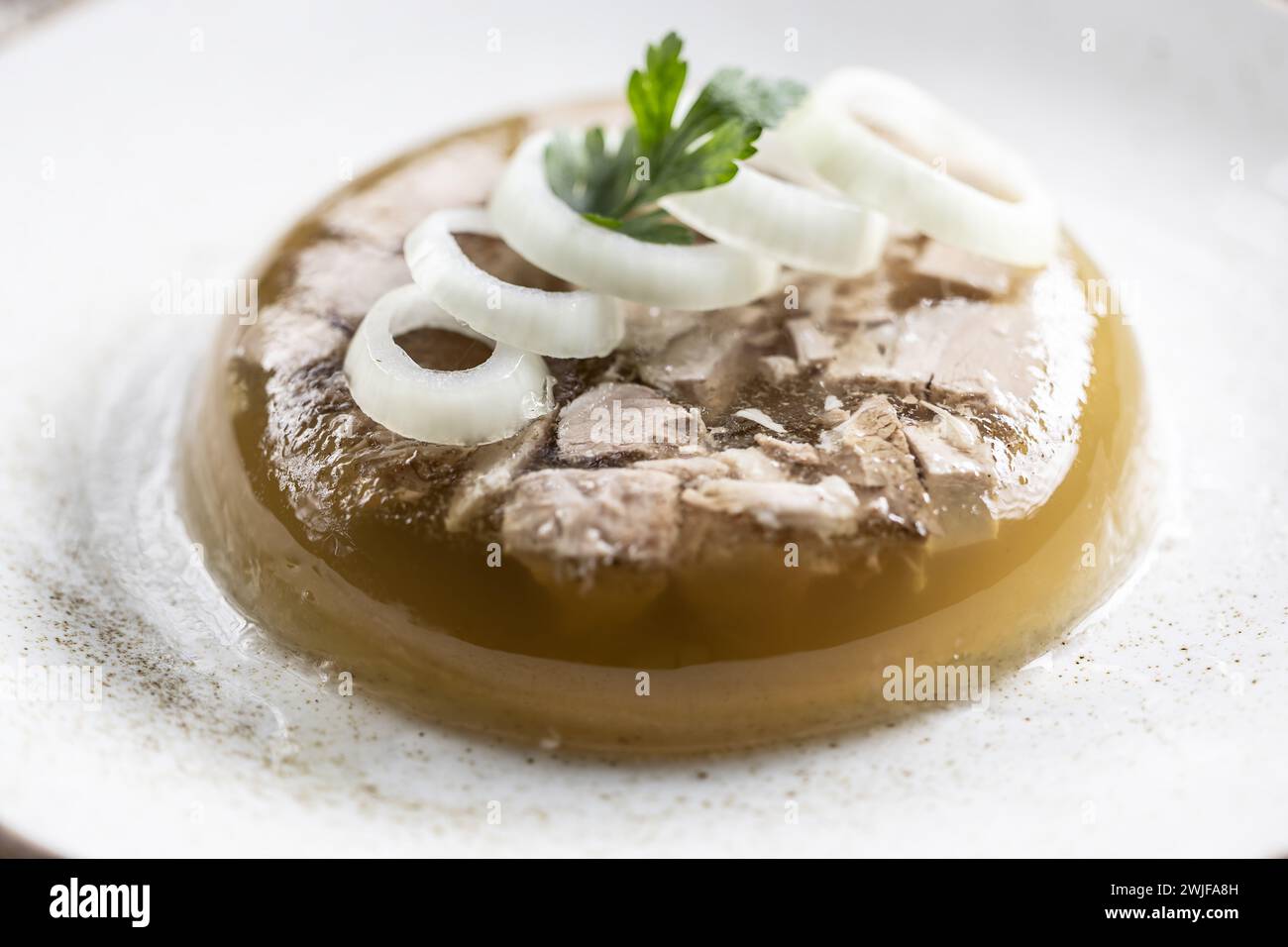 Traditional russian meat aspic hi-res stock photography and images - Alamy