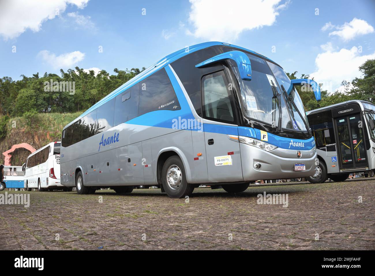 Marcopolo Paradiso G7 1200 Mercedes-Benz O500 RS (2011) bus on display ...