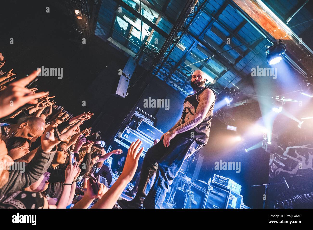 Copenhagen, Denmark. 12th, February 2024. The American death metal band ...