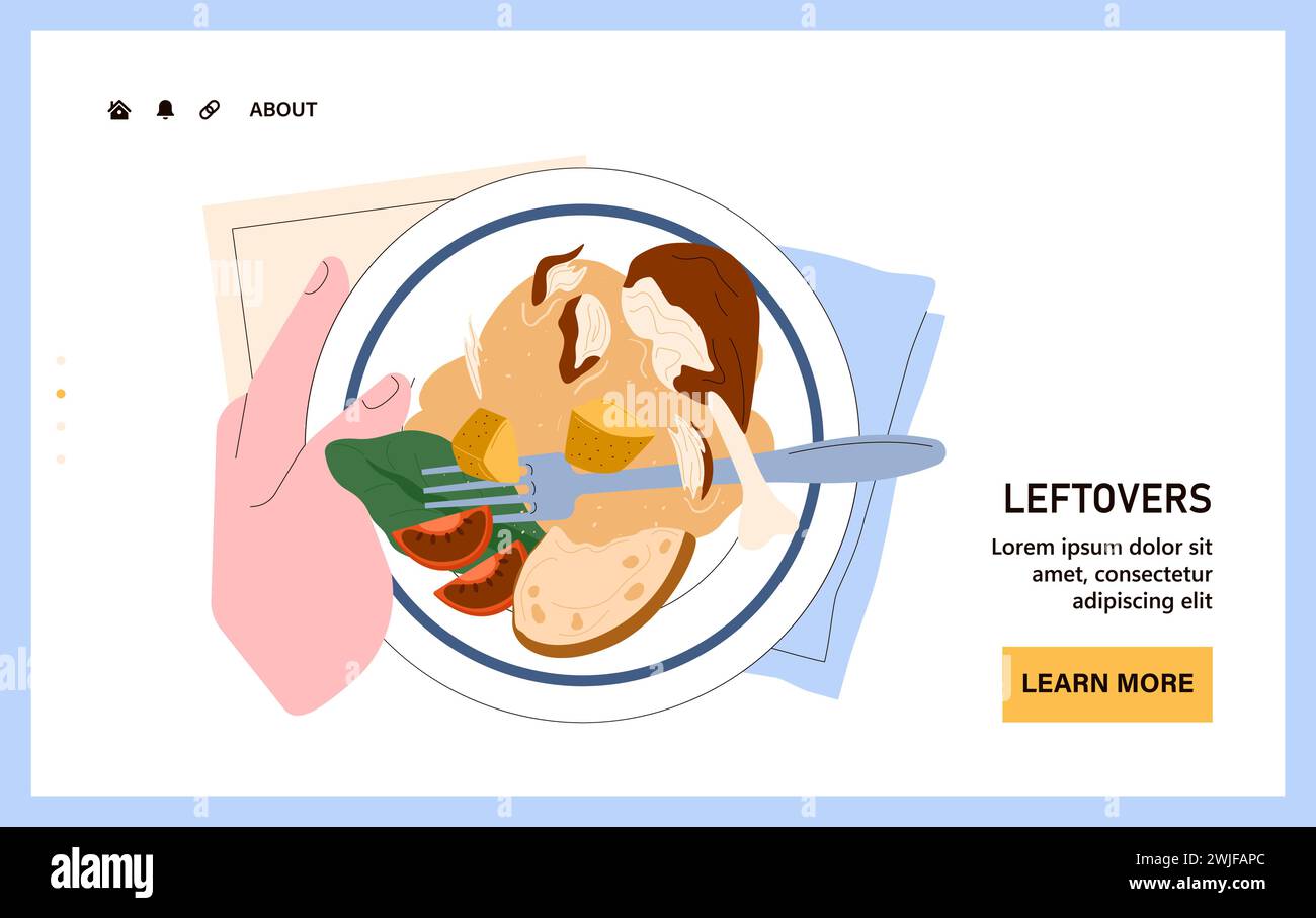 Leftovers web or landing. Sustainable cooking, repurpose nextovers to ...