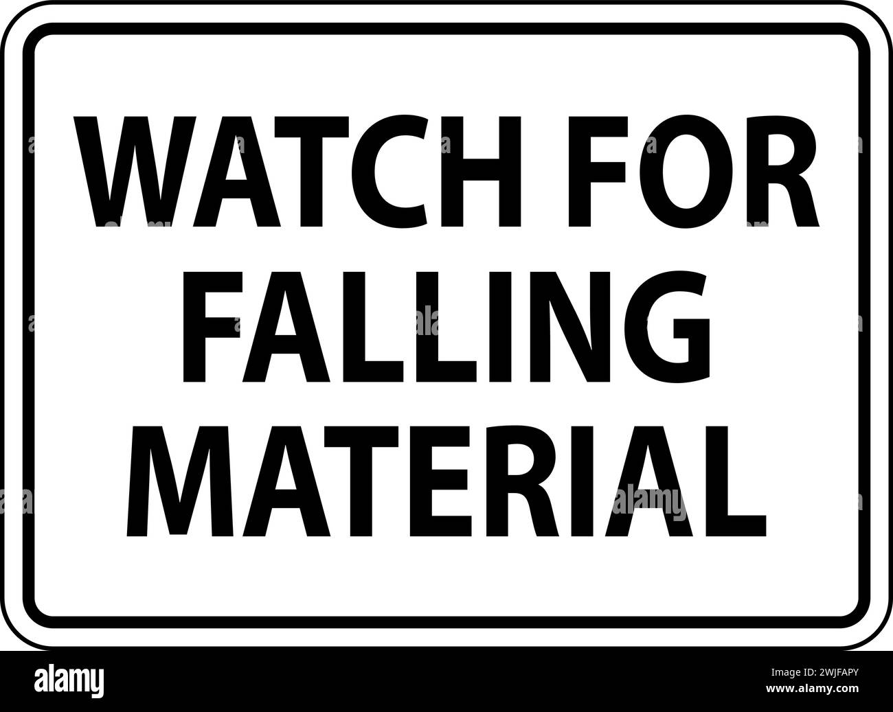 Danger dangerous information signal for signal Black and White Stock ...