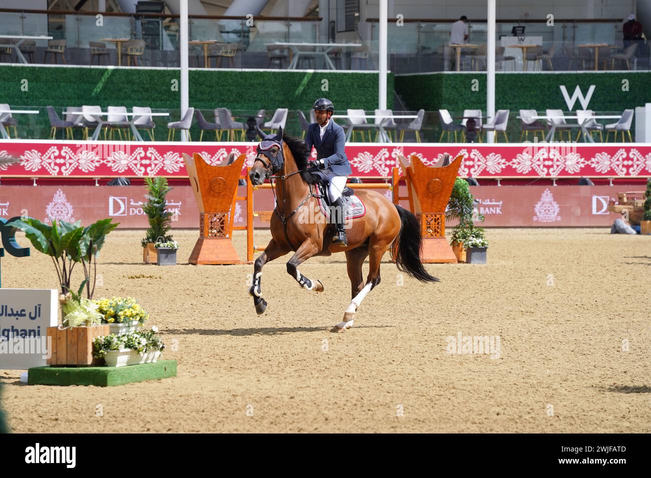 Fand and action at the H H The Amir Sword International Equestrian ...