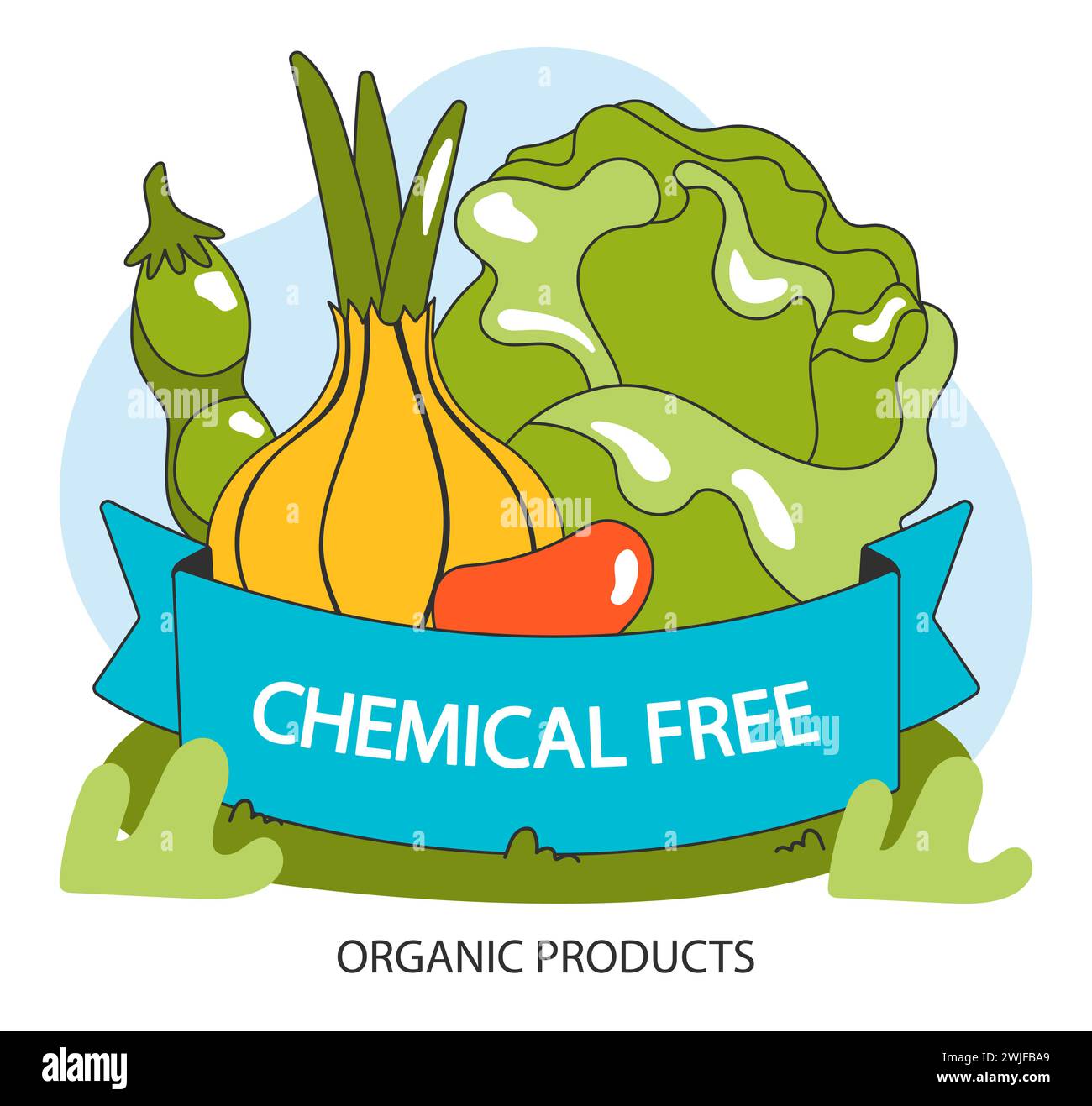 Organic food. Chemical free vegetables cultivation. Natural nutrition ...