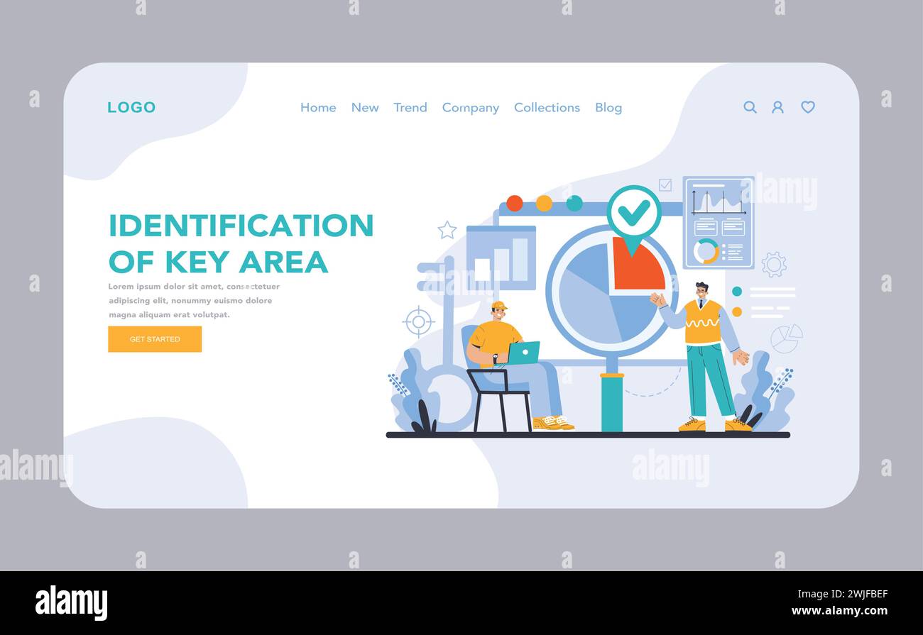 Trend watching web or landing. Specialist tracking new business trends ...